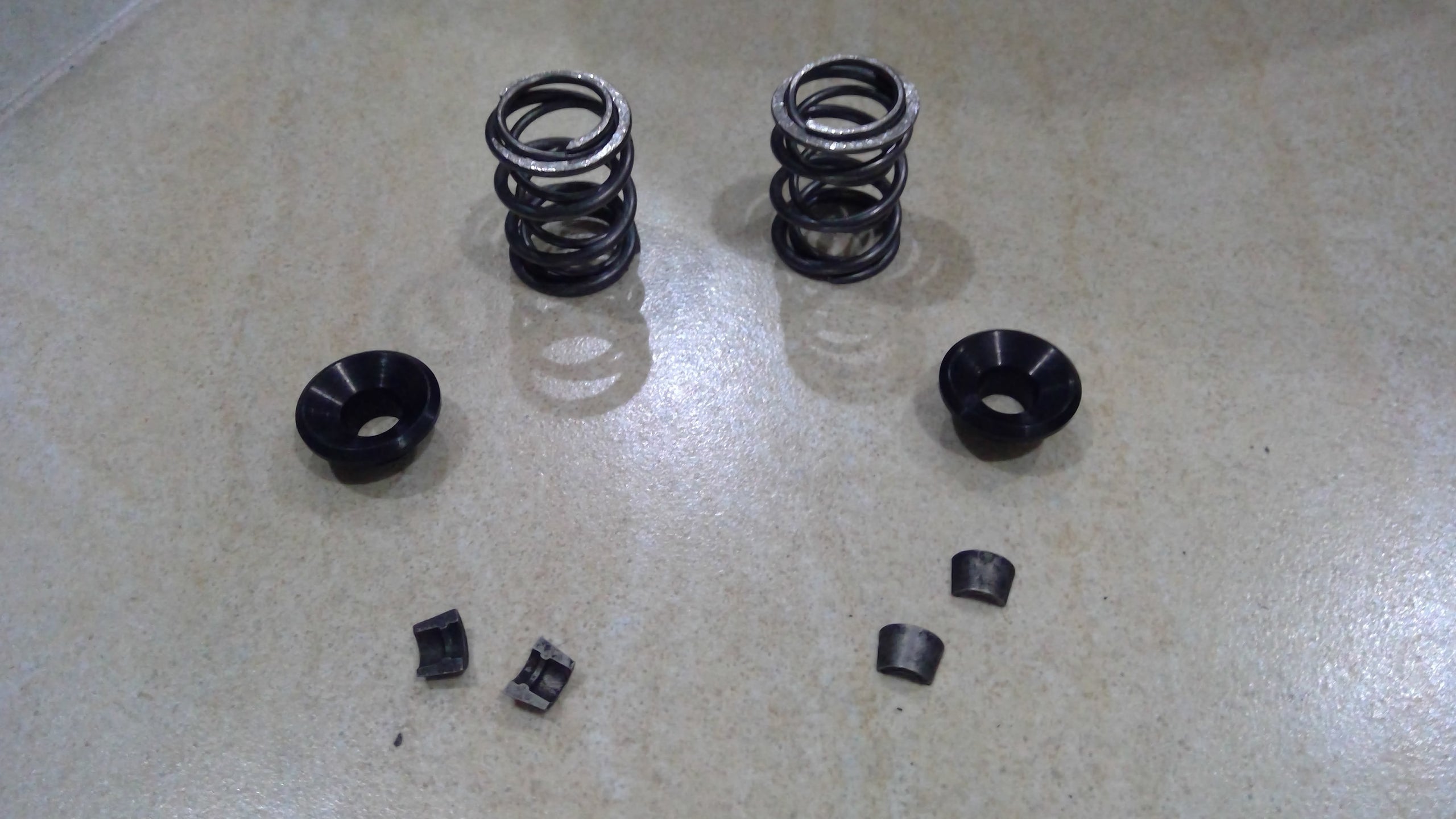 Dual Valve Springs and Black HD Retainers kit, 42lbs | LEWIS ...